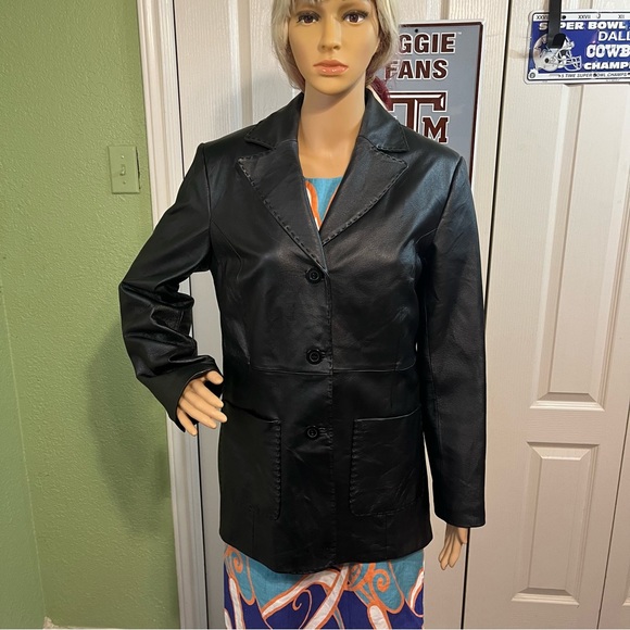 Jerry Lewis | Jackets & Coats | Jerry Lewis Womens Leather Jacket ...